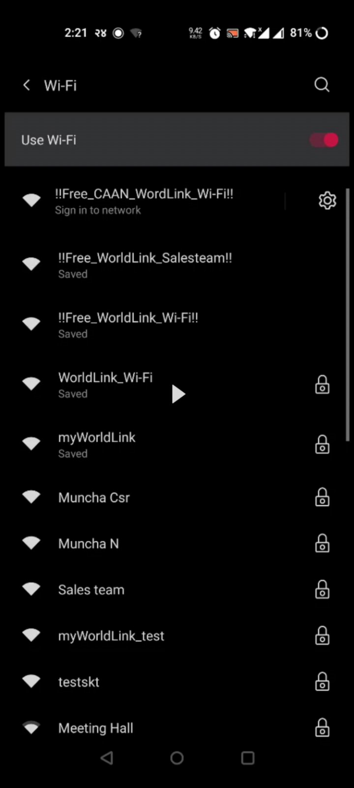 Wi-Fi Express: Free WorldLink Wi-Fi - WorldLink Communications Ltd.